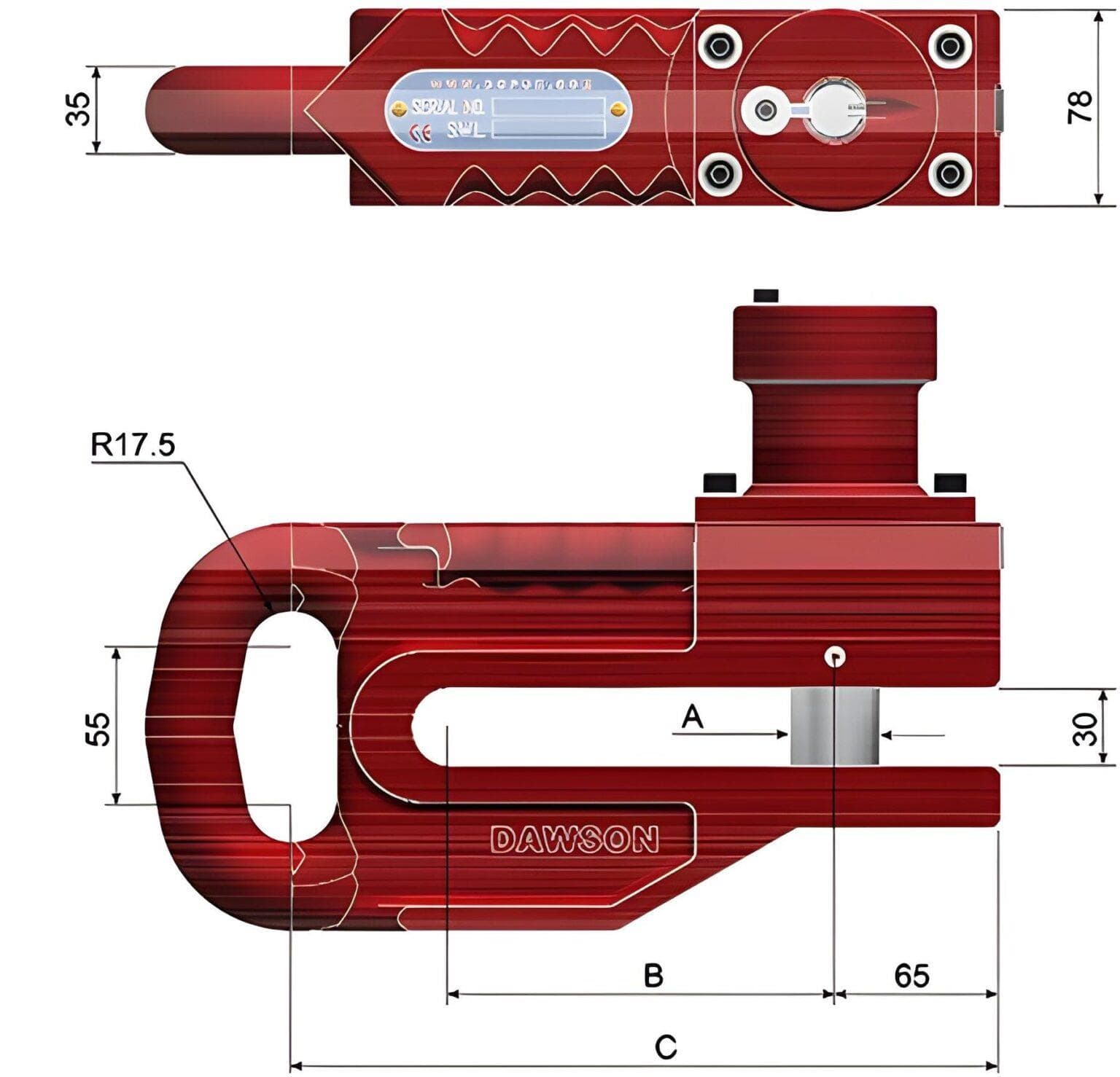 Ground Release Shackle - Dawson Construction